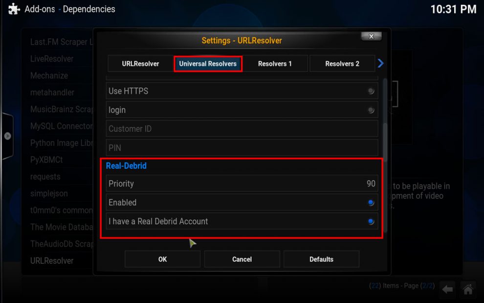 How To Use Real Debrid in Kodi with SALTS, Genesis, Velocity etc ...
